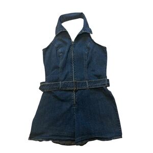 Forenza | Pants & Jumpsuits | Vintage 9s Forenze Halter Neck Denim ...